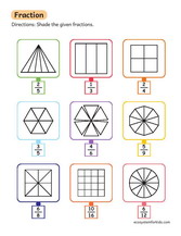 Fractions worksheets grade 2 pdf