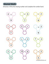 2nd grade mental math worksheets pdf